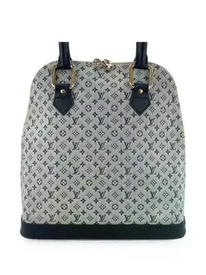 LOUIS VUITTON 2001 Monogram Mini Alma Haut Tote Bag - Neutrals