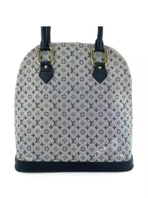 LOUIS VUITTON 2001 Monogram Mini Alma Haut Tote Bag - Neutrals