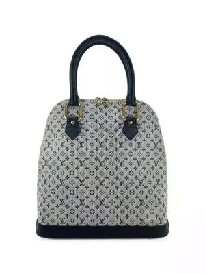 LOUIS VUITTON 2001 Monogram Mini Alma Haut Tote Bag - Neutrals