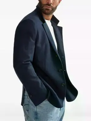 Brunello Cucinelli Cashmere Jersey Blazer With Patch Pockets