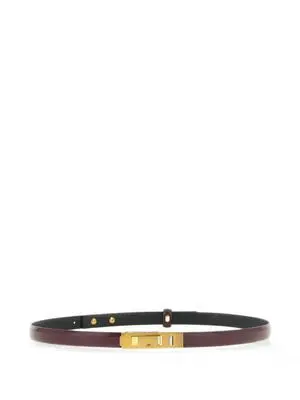 Alberta Ferretti Leather Belt - Red