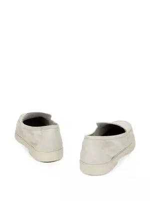 MOORER Suede Slip-on Loafers