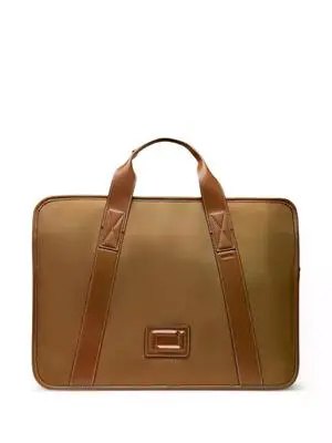 LANCEL 45 Mistral Logo-patch Holdall - Brown