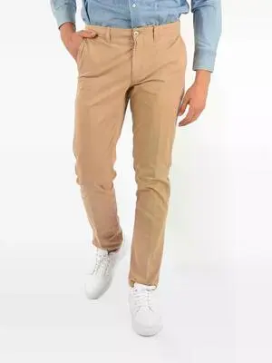 Corneliani Straigh-leg Chino Trousers - Neutrals