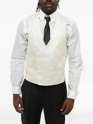 Corneliani Double-breasted Silk Waistcoat