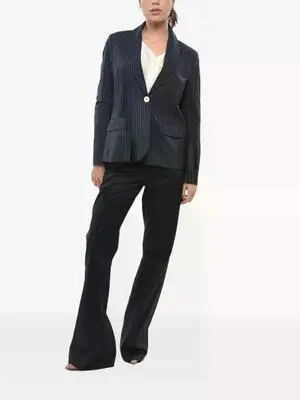 INES DE LA FRESSANGE PARIS Nicoletta Pinstriped Blazer