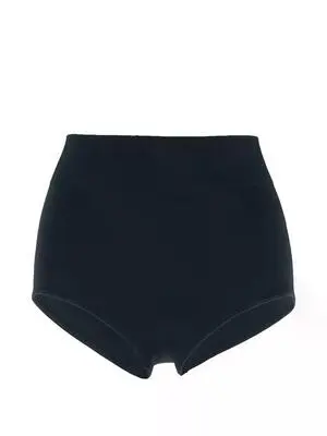 Wolford Seamless Circular-knit High-waisted Briefs - Blue