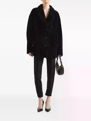 Prada Shearling Caban Jacket