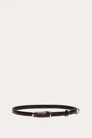 LIFFNER Three Keepers Belt Dark Croc