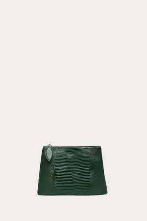 LIFFNER Emerald Lizard Clutch - Green