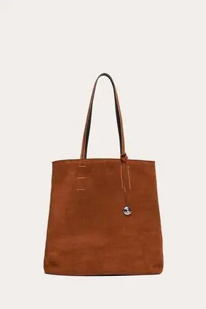 LIFFNER Suede Tote Bag - Brown