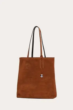 LIFFNER Paper Tote Saddle Suede