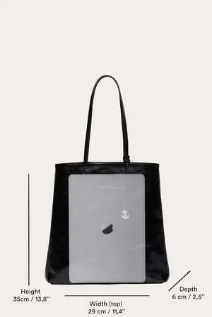 LIFFNER Paper Tote Saddle Suede