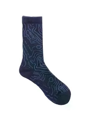 Gramicci Contour Line Socks - Blue