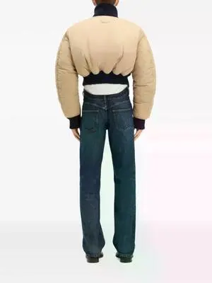 JEAN PAUL GAULTIER Ribbed Detail Bomber Jacket
