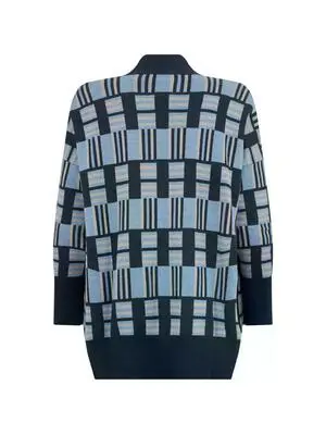 MOORER Geometric-pattern Cardigan