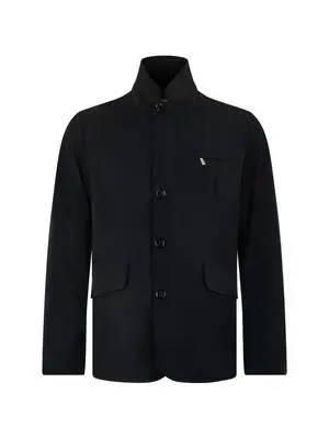 MOORER High-collar Jacket - Black
