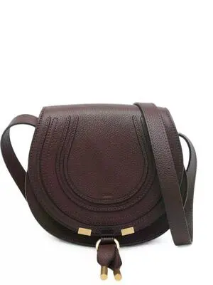 Chloé Small Marcie Leather Shoulder Bag - Brown