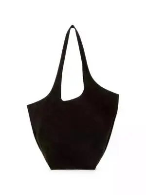 Attico Large Le Scoop Suede Tote Bag - Brown
