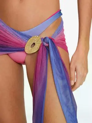 AMIR SLAMA X Tati Barbieri Gradient-effect Wrap Pareo