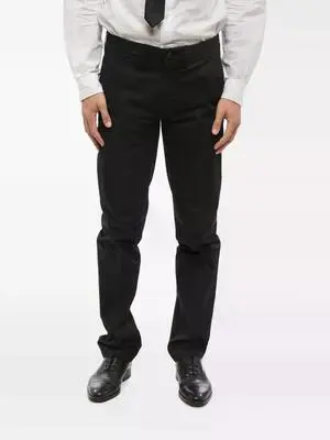 Corneliani Four-pocket Cotton Trousers - Black