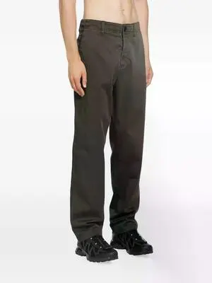 Stone Island Logo-patch Straight-leg Trousers