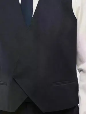 Corneliani Geometric-pattern Double-breasted Waistcoat