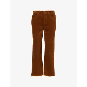 Isabel Marant Étoile Ruthie Straight-leg Cotton-and-linen Corduroy Trousers - Caramel