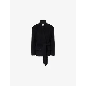 Isabel Marant Étoile Syndra Shawl-lapel Wool-blend Jacket - Black