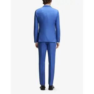 Hugo Single-breasted Slim-fit Linen Suit