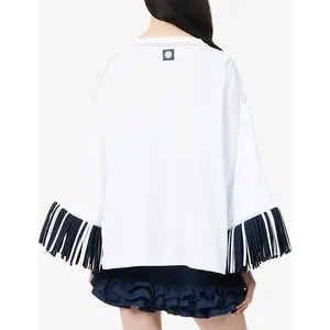 Jacquemus Le Cabana Fringed Cotton T-shirt