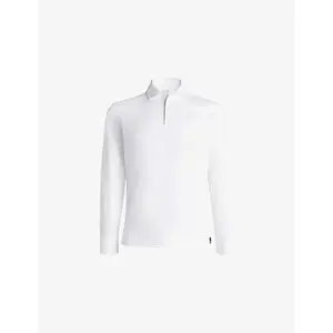 Boggi Milano Long-sleeve Supima-cotton Polo Shirt