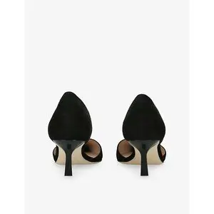 Victoria Beckham Angle D'orsay 55 Suede Pumps