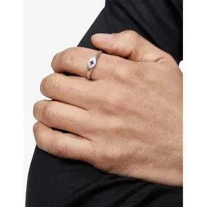 Monica Vinader Guiding Star Signet Ring