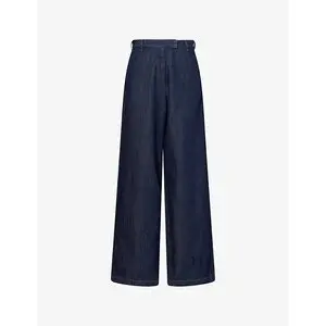 Dries Van Noten Penn Wide-leg Denim Jeans - Indigo