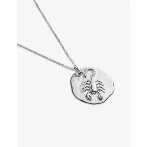 Monica Vinader Scorpio Zodiac Pendant Necklace - Silver