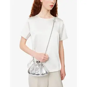 Max Mara Extra Small Pasticcino Metallic Leather Handbag