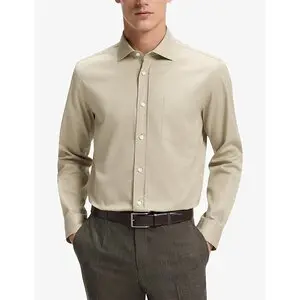 BOSS Regular-fit Long-sleeve Cotton Shirt