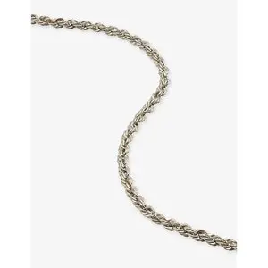Tom Wood Rhodium-plated Sterling Rope Chain Necklace