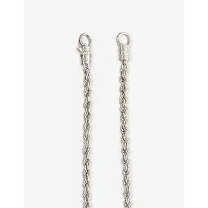 Tom Wood Rhodium-plated Sterling Rope Chain Necklace