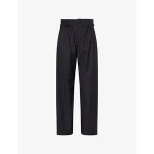 Isabel Marant Étoile Mayera Wide-leg Wool Trousers - Dark Anthracite