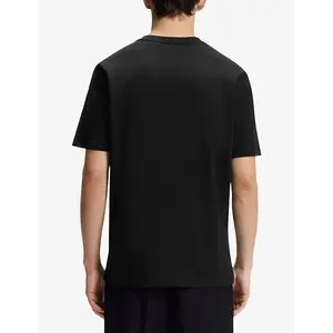 Hugo Artwork-print Short-sleeved Cotton-jersey T-shirt