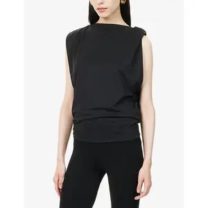 Jacquemus Le Marcel Moisson Caped Jersey Top