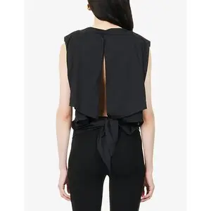 Jacquemus Le Marcel Moisson Caped Jersey Top