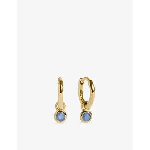 Monica Vinader September Birthstone Huggie Earrings - Gold