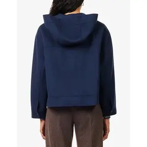 Max Mara Boxy-fit Hooded Wool-blend Jacket