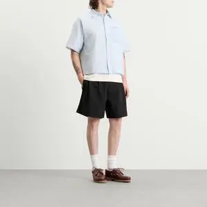 ABOUT:BLANK Seersucker Short Sleeve Shirt