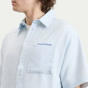ABOUT:BLANK Seersucker Short Sleeve Shirt