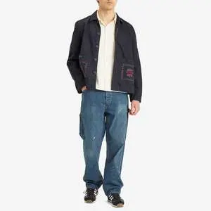 WAX LONDON Mews Embroidered Linen Jacket