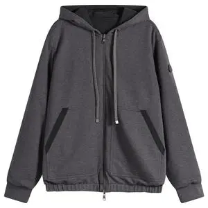 Moncler Zip Up Hoodie - Grey